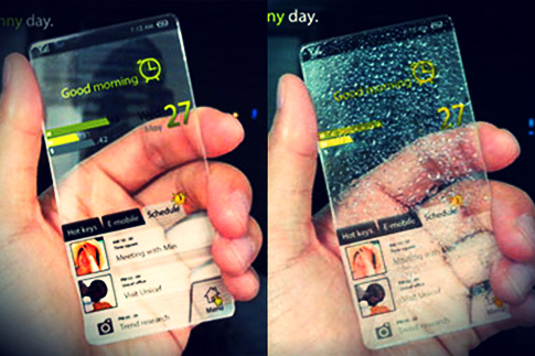 Steadycamline Blog: Nueva Telefonía Móvil Transparente