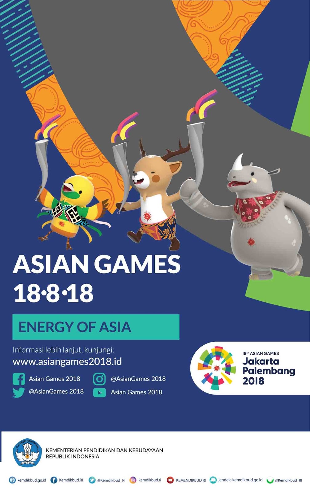 Asian Games XVIII Tahun 2018 ~ Media Pembimbingan Guru