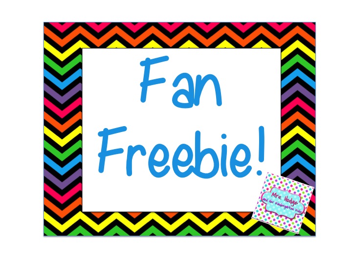 Freebie Time!! | Mrs. Hodge's Kids