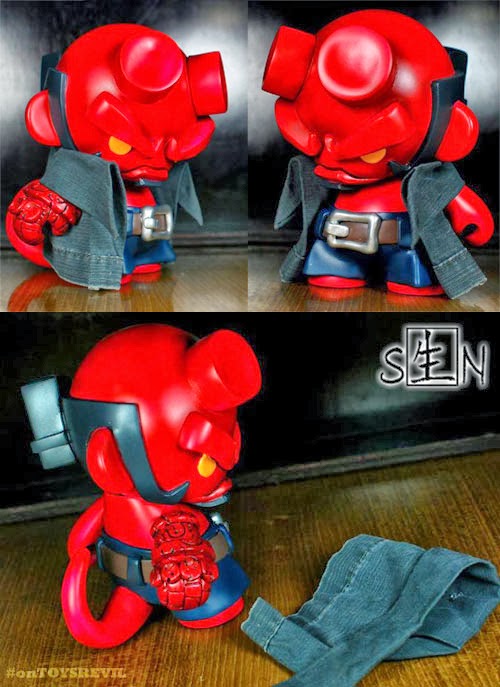 Hellboy Mini Munnys from Sen Customs