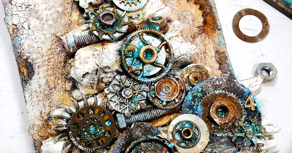 Art Recipes and More: Mechanical Junk Tree