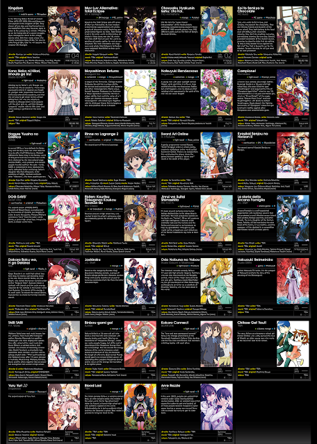 Daftar Anime Musim Panas 2012 Otaku Station