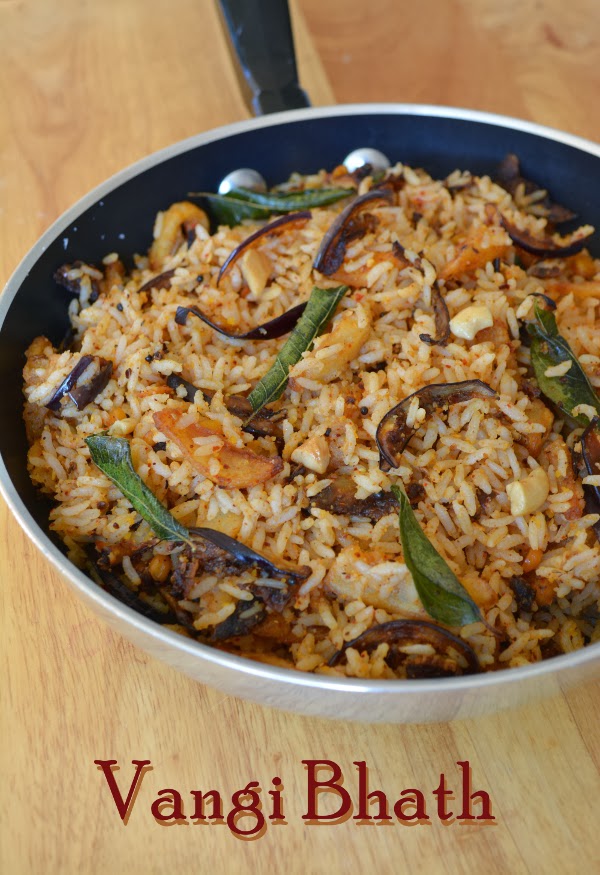 Veggie Platter: Vangi Bhath