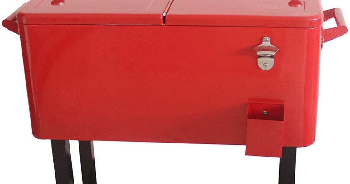 stainless steel cooler: stainless steel rolling cooler