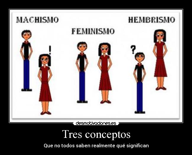 The Justicerman: FEMINISMO, HEMBRISMO, IGUALDAD DE GÉNERO. REFLEXIONES ...