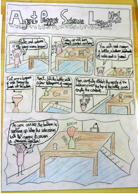 Newcastle Science Comic: Widcombe Junior School Comics Week