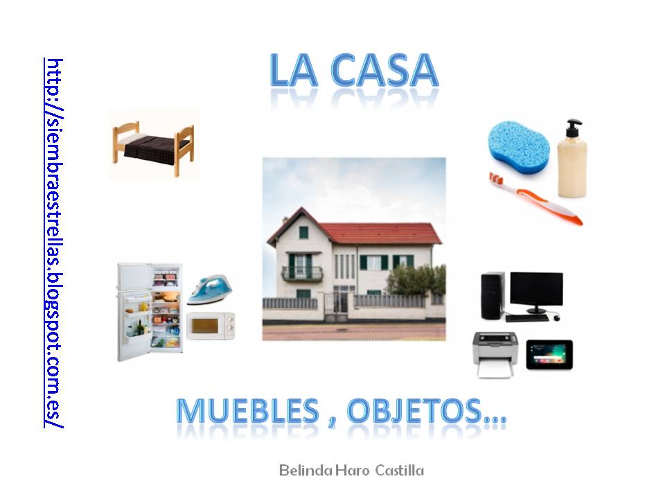 Siembra Estrellas: TARJETAS DE VOCABULARIO: LA CASA