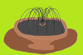 French Model Railway: HO scale fountain - an idea