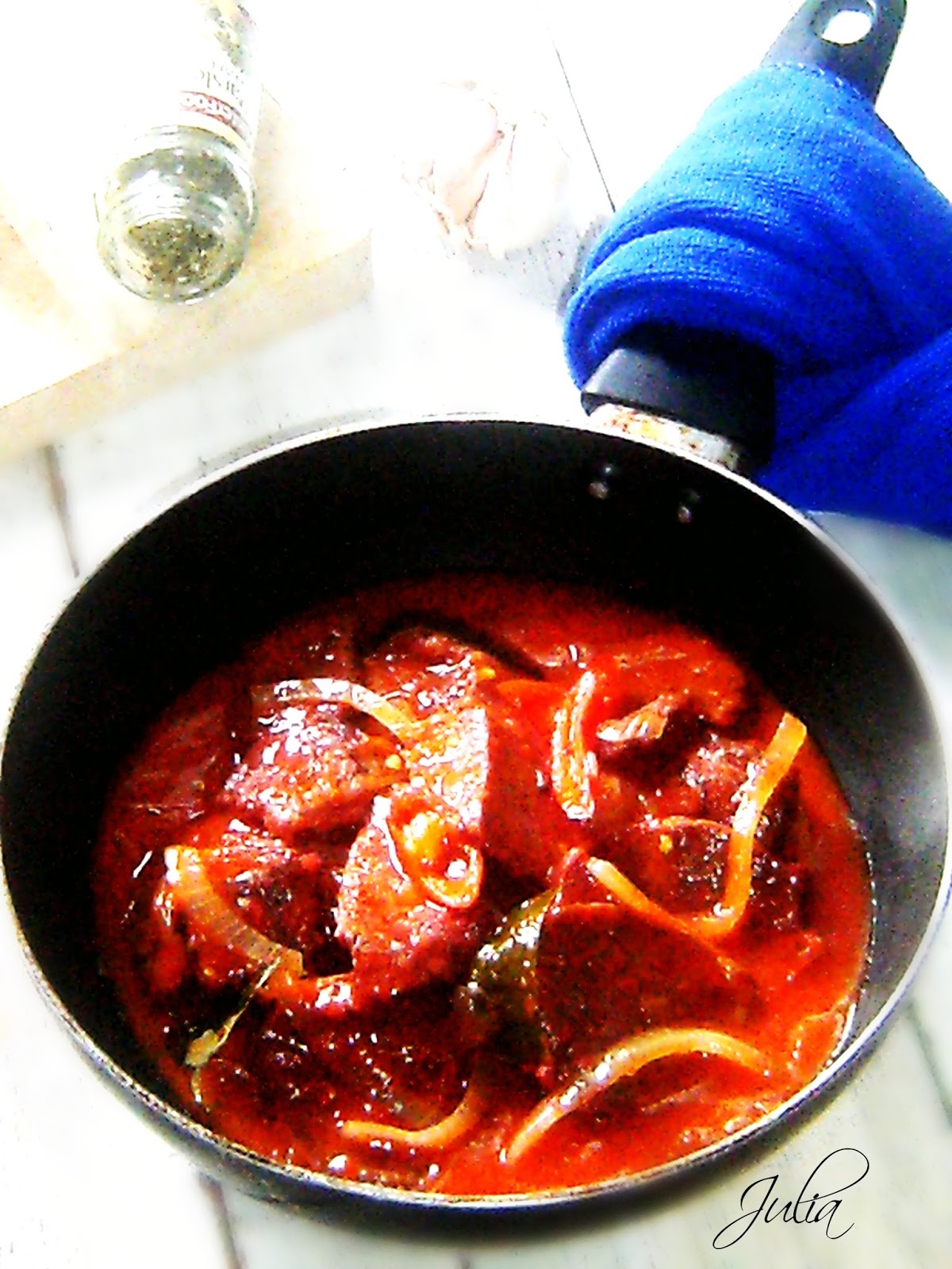 Julia Homemade: Daging Masak Merah Ala Thai
