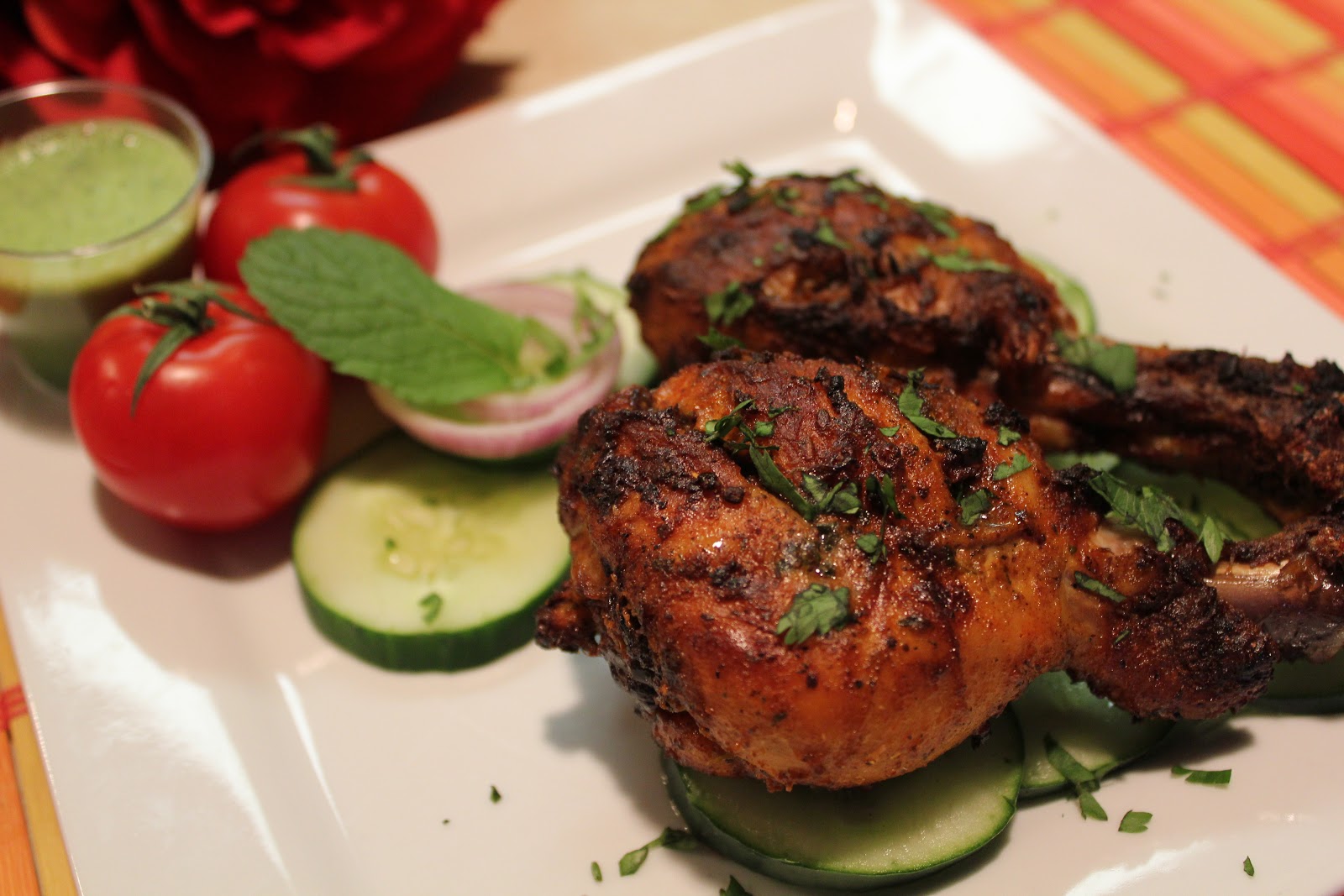 Subhra's Kitchen: Chicken Tangri Kebab