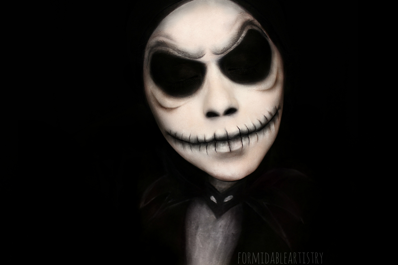 Nightmare Before Christmas Jack Face Paint