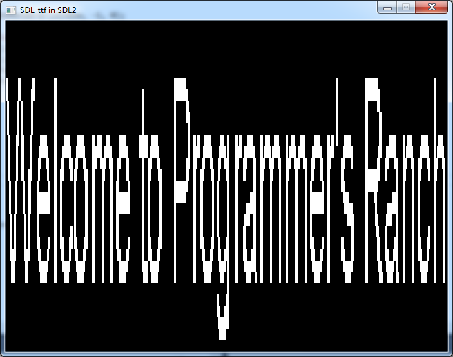 Programmer's Ranch: SDL2: Displaying text with SDL_ttf
