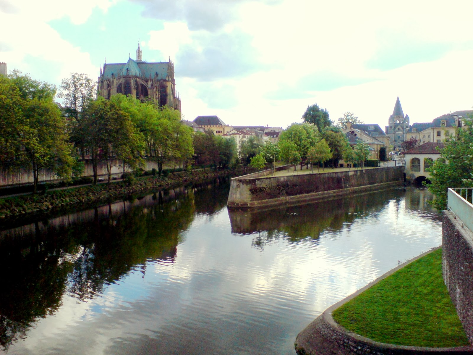 Die Mosel mit dem Fahrrad: Nancy - Metz