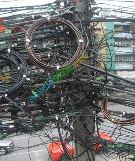 Foto Kabel Kabel Paling Ruwet di Dunia