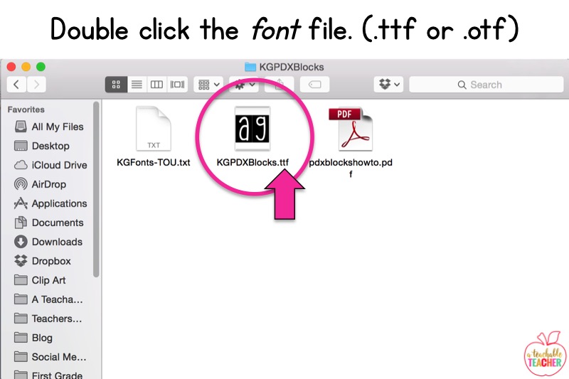 How to Install and Use Fonts - A Teachable Teacher
