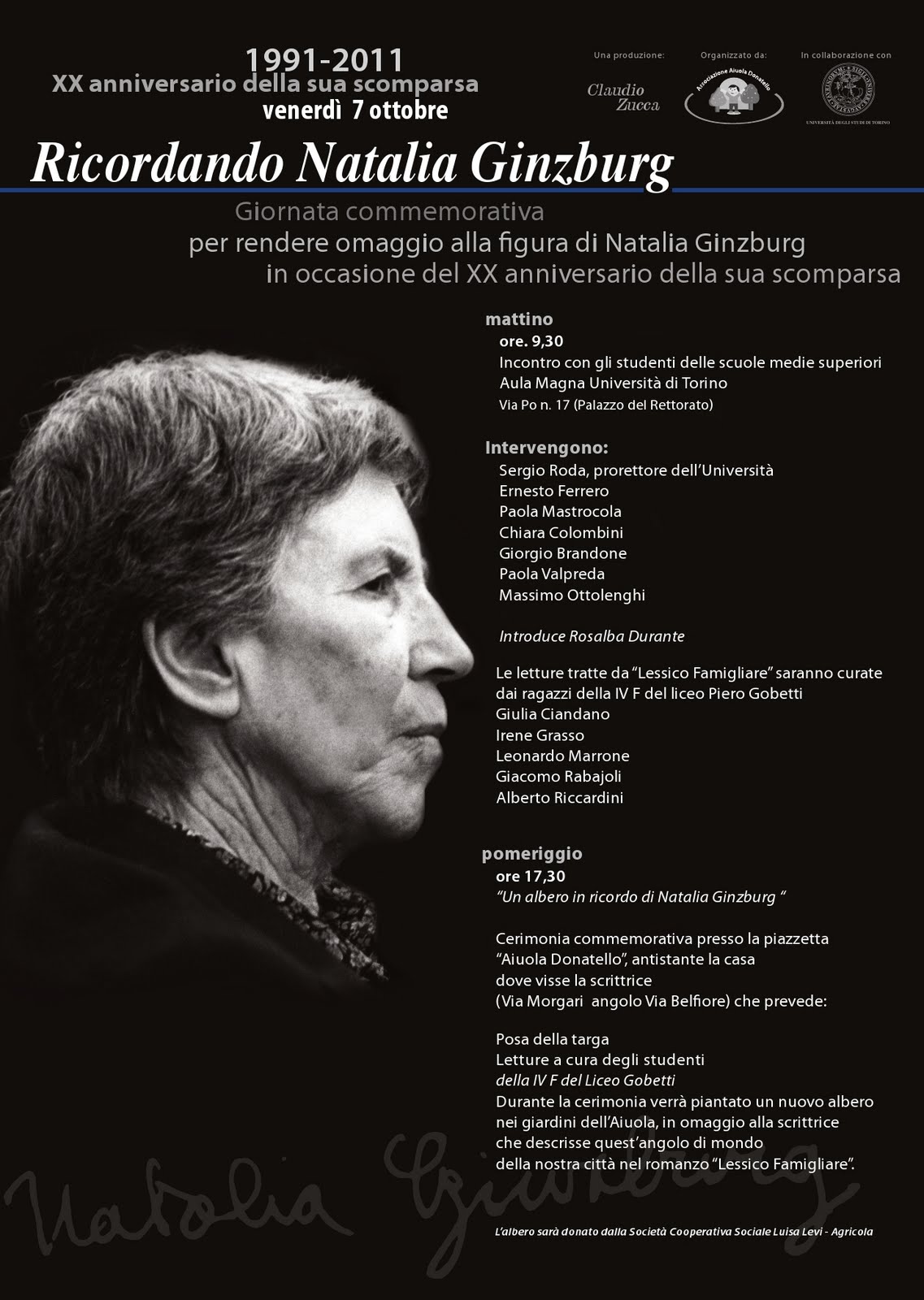 Ricordando Natalia Ginzburg – SunSalvario