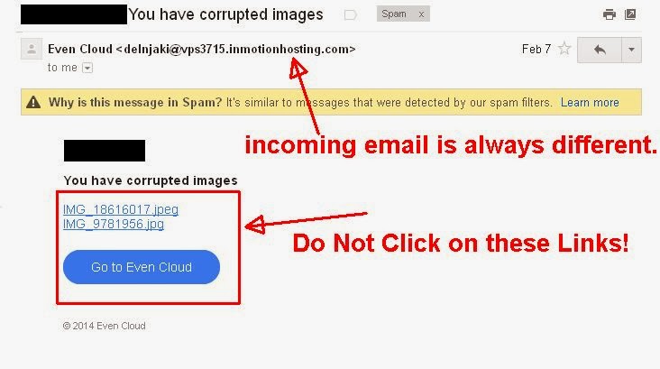 The PC Repair Dr.: email scam: "You have corrupted images" or "File has ...