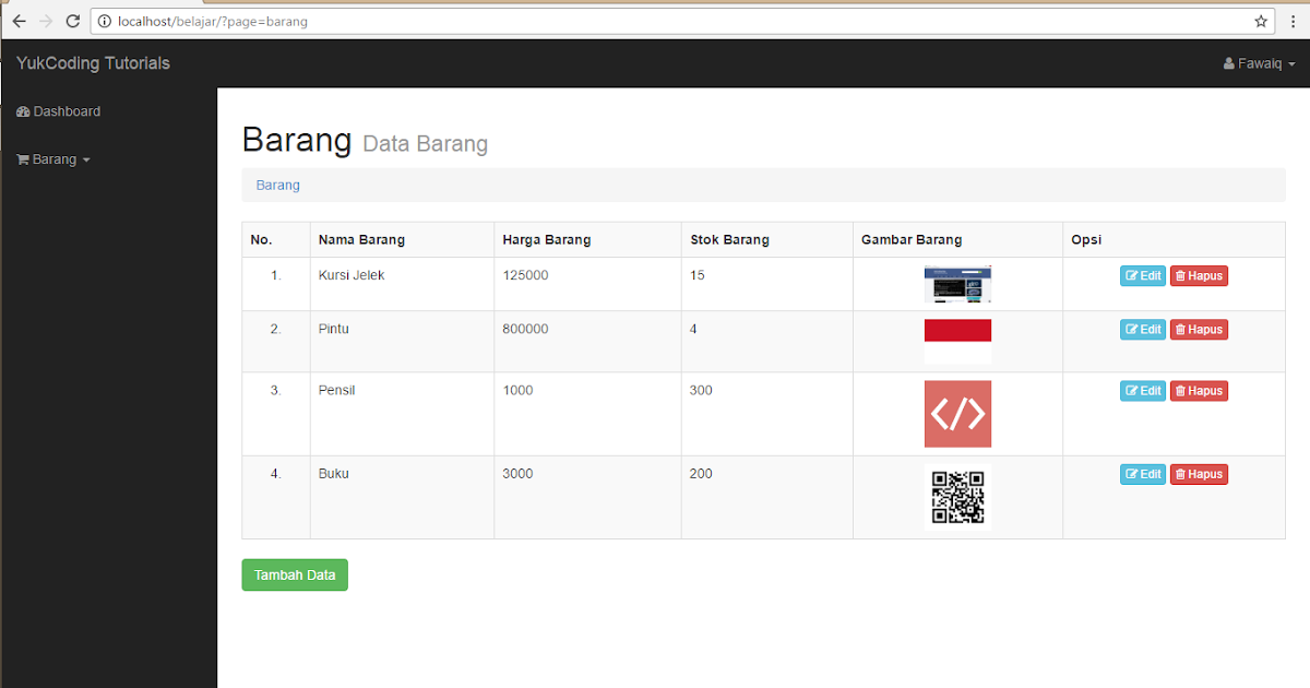 Membuat Tampil Data dengan PHP Mysqli OOP + Bootstrap | YukCoding