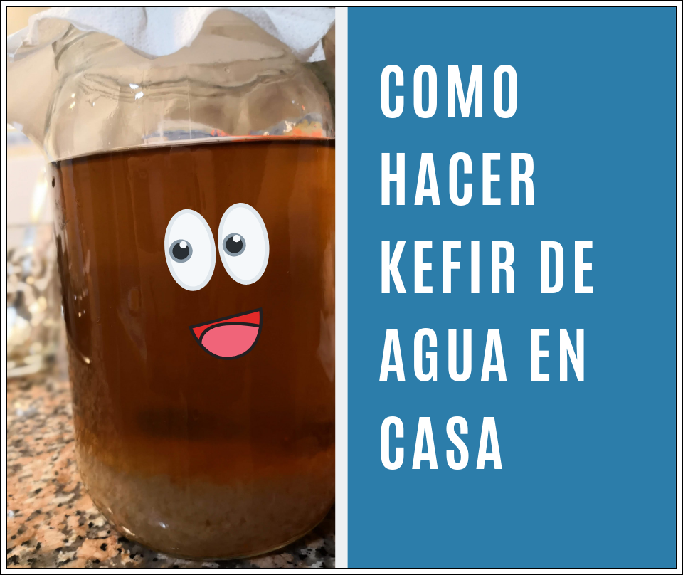COMO HACER KEFIR DE AGUA EN CASA. Explicación preparacion - Hecho en ...