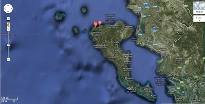 GeoScienze: La spiaggia di Peroulades a Corfù in Grecia