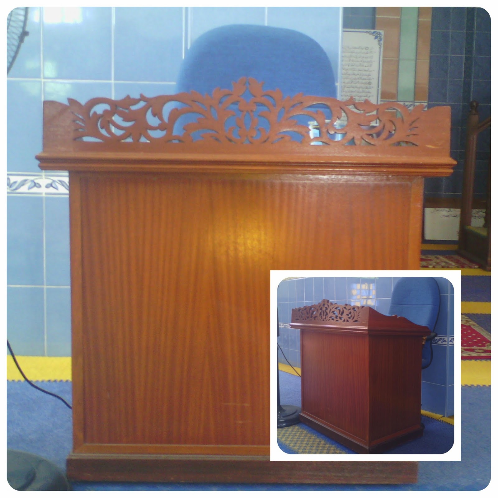 MEJA KULIAH + MIMBAR