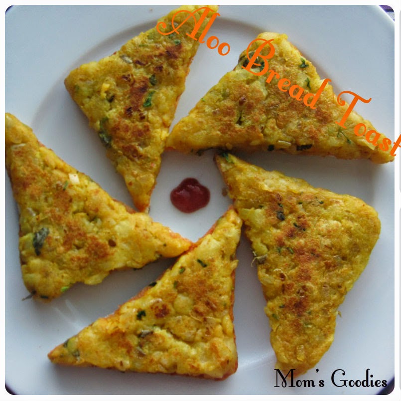 Mom's Goodies: Aloo Bread Toast