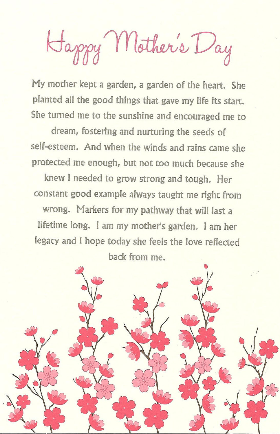 Mother's day rhyming poems - HD Collection Zone