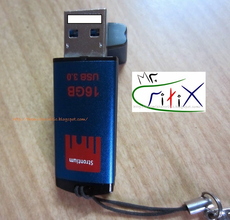 The Mister Critic: Critix' Blog: Strontium Jet USB 3.0 Flash Drive ...