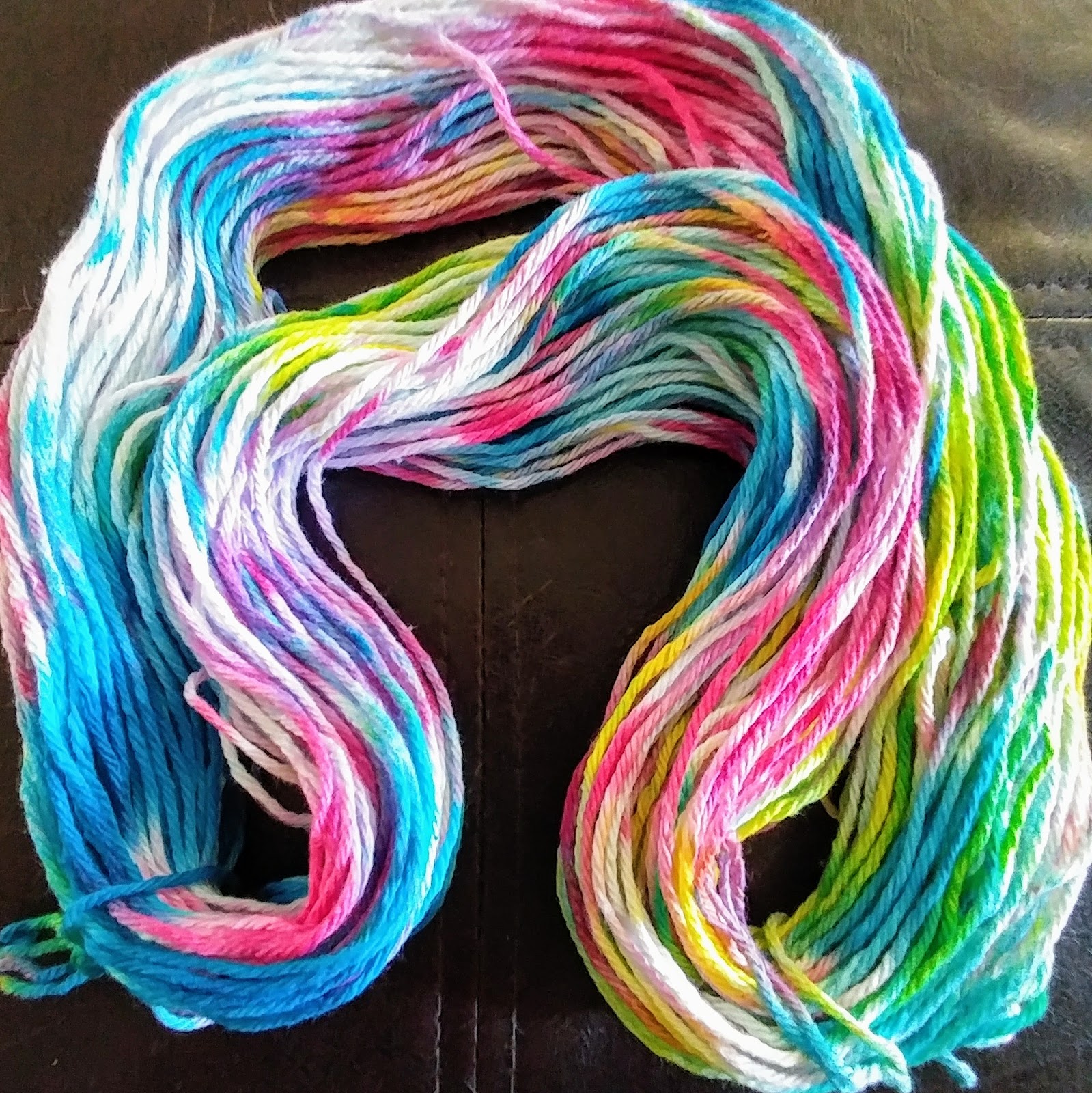 Dyeing Yarn With Tulip Tie Dye Kits