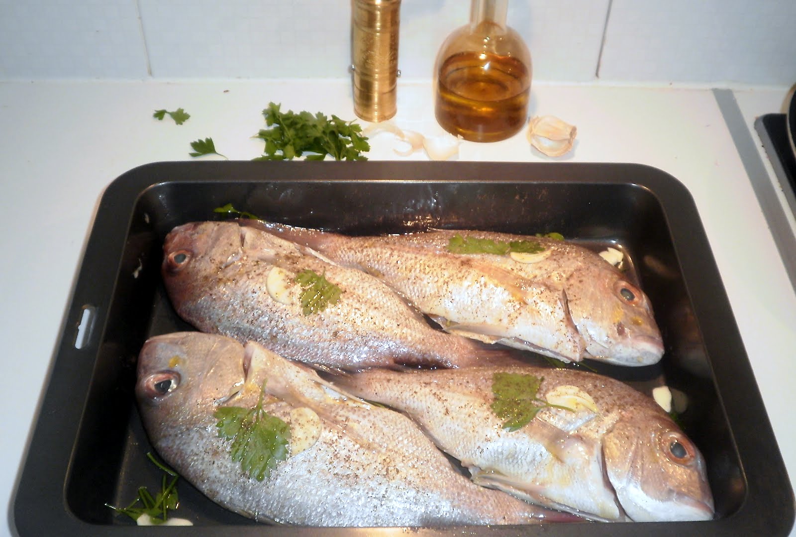 Around the World - in favorite recipes: Oven Cooked Snapper