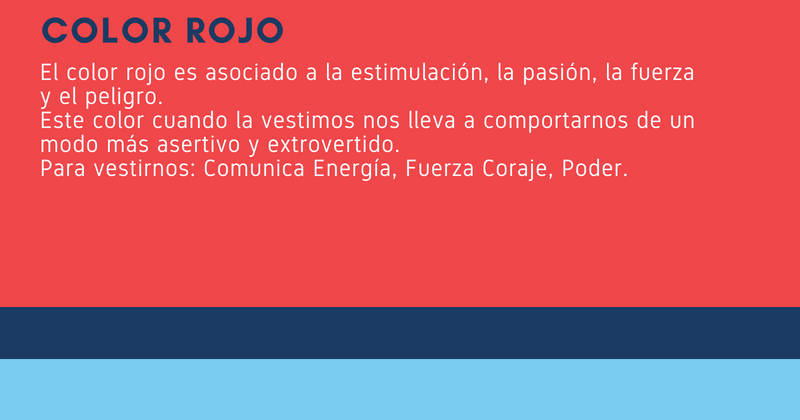 IMPLEMENTA LA PSICOLOGÍA DEL COLOR : ROJO, AZUL, AMARILLO Y VERDE
