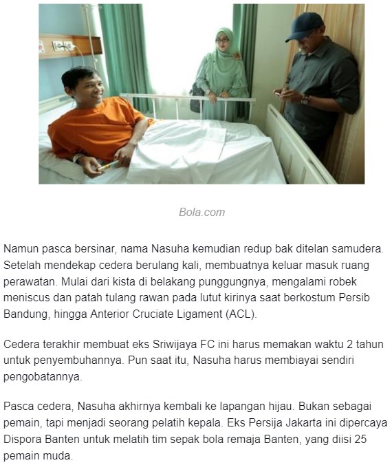 Masih Ingat Eks Timnas, M Nasuha? Begini Nasibnya Sekarang | Berita ...