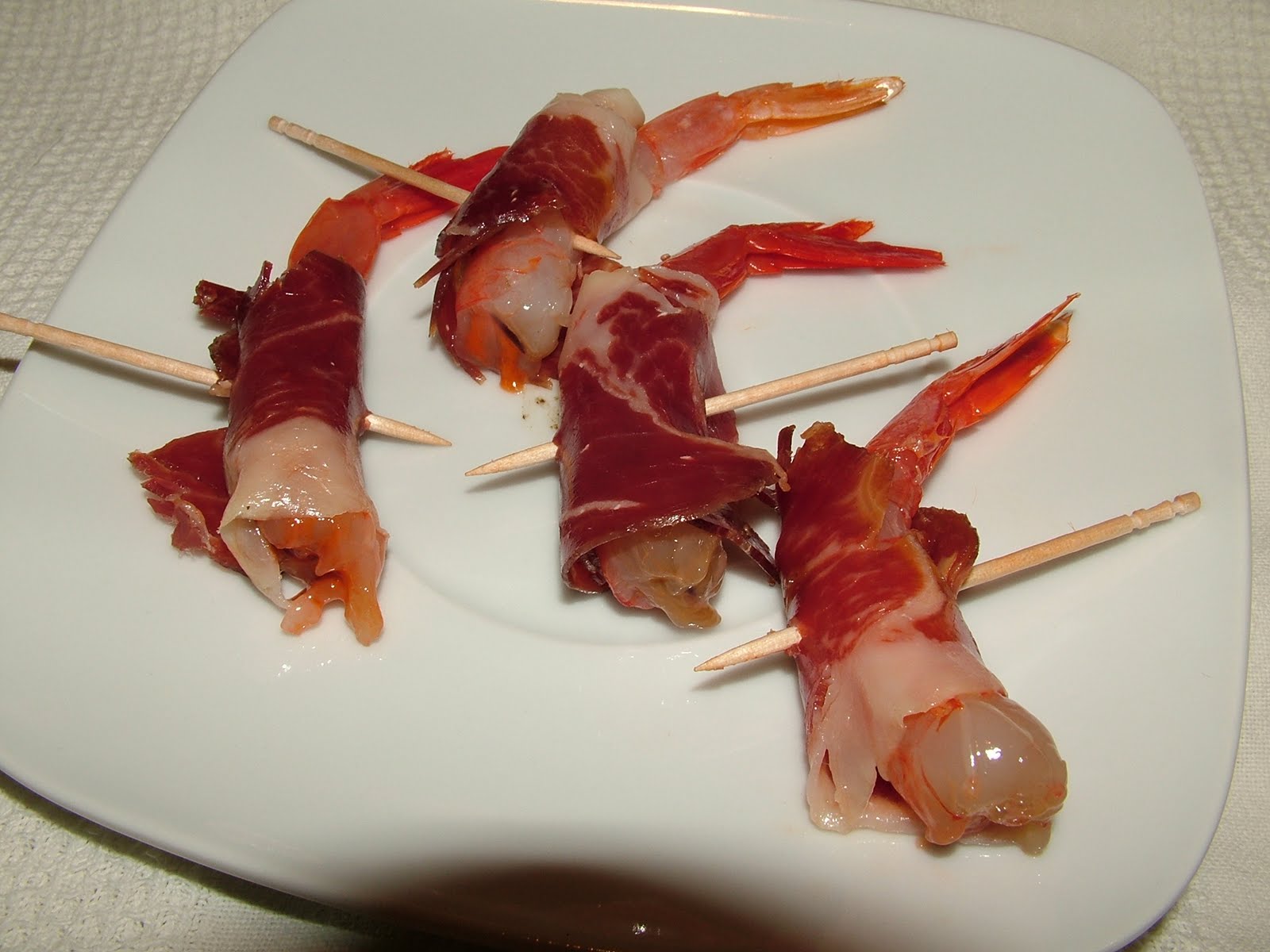 GastroPadi: Pincho de gambas con jamon