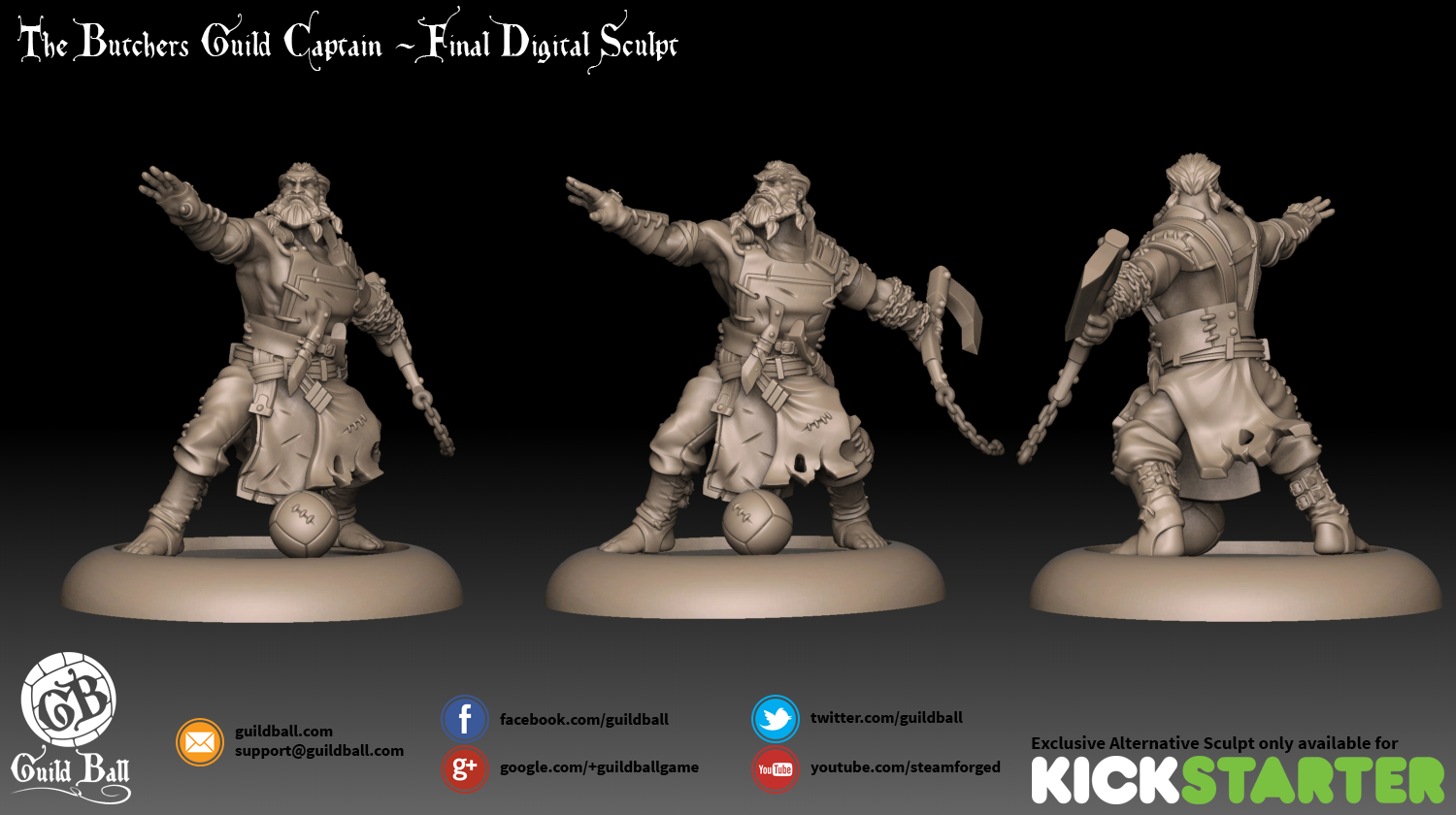 Tabletop Fix: Guild Ball - First Render Previews
