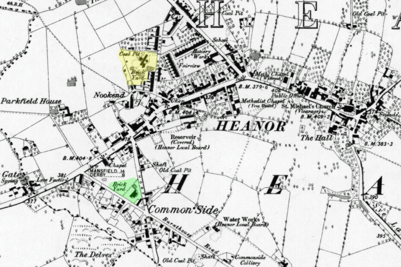 East Midlands Named Bricks : Heanor, Langley Mill. Sandiacre, Shipley ...