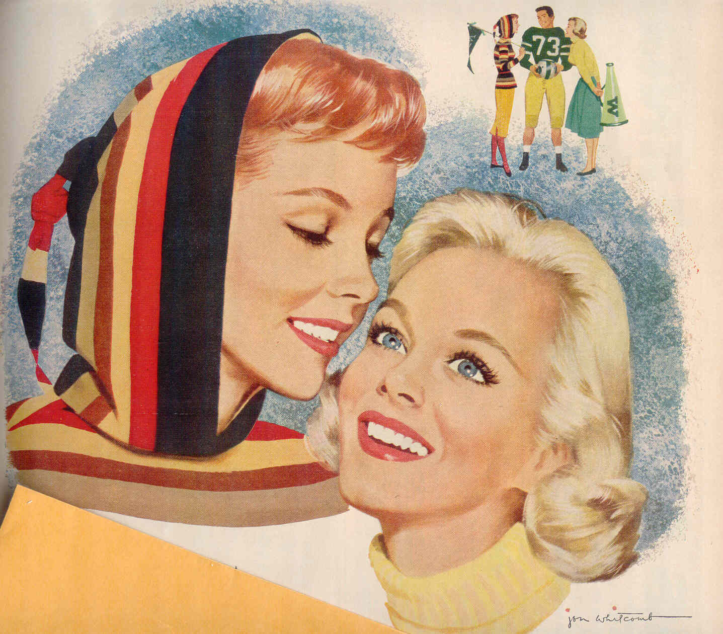 gold country girls: Jon Whitcomb, Illustrator Extraordinare