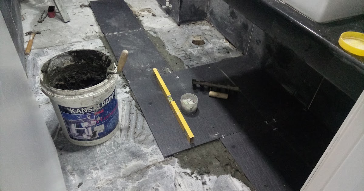 pemasangan jubin lantai