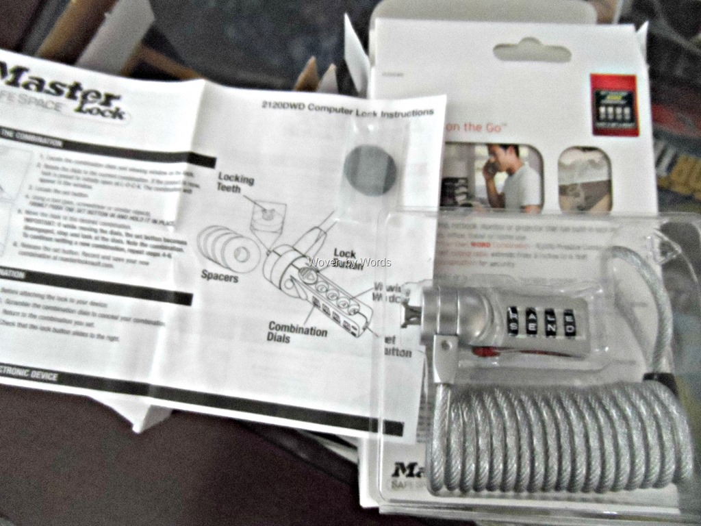 Woven by Words: Master Lock Safe & Secure School Year Giveaway