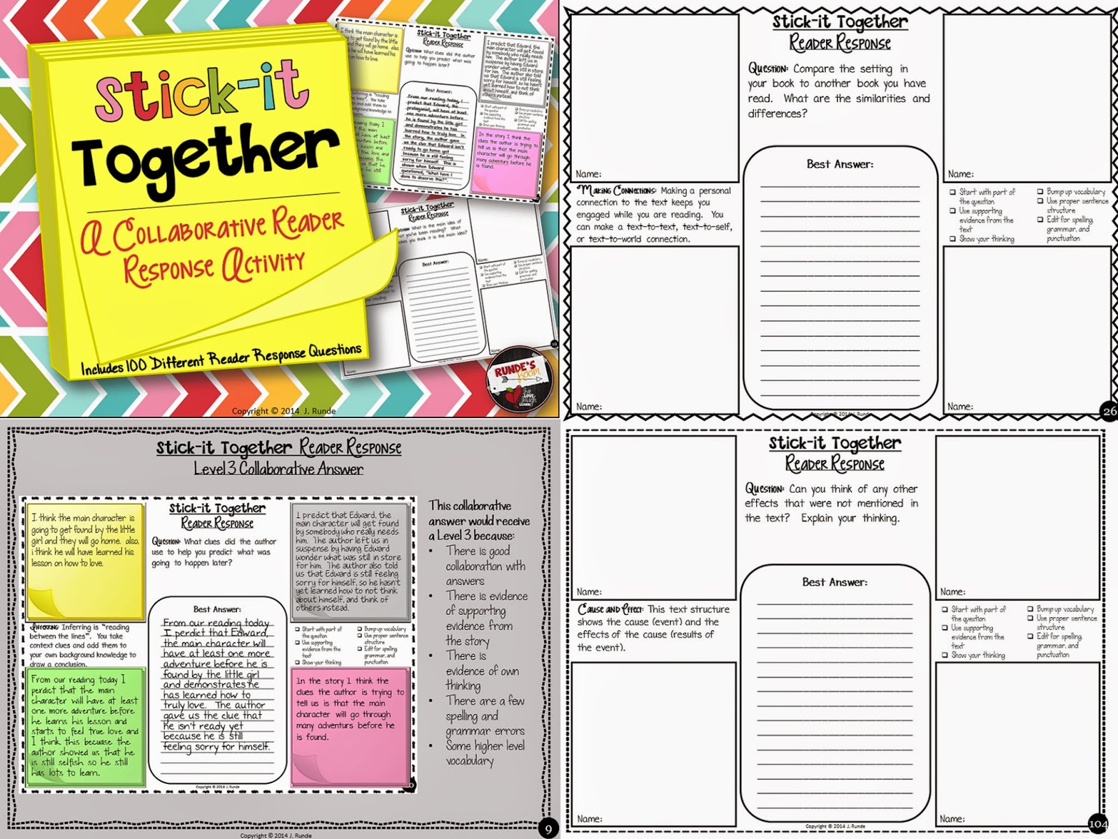 Collaborative Reader Responses | RUNDE'S ROOM
