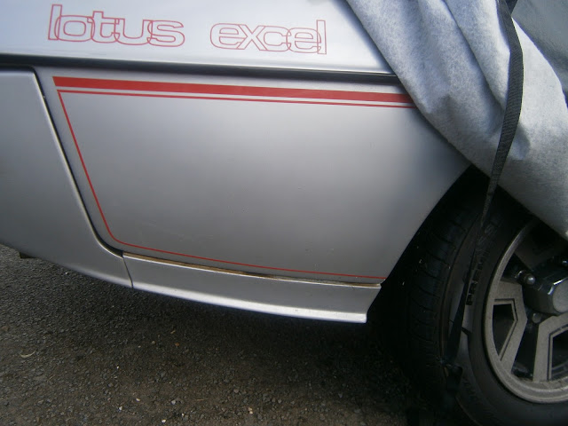 Lotus Excel Restoration: Decals logos and stripes