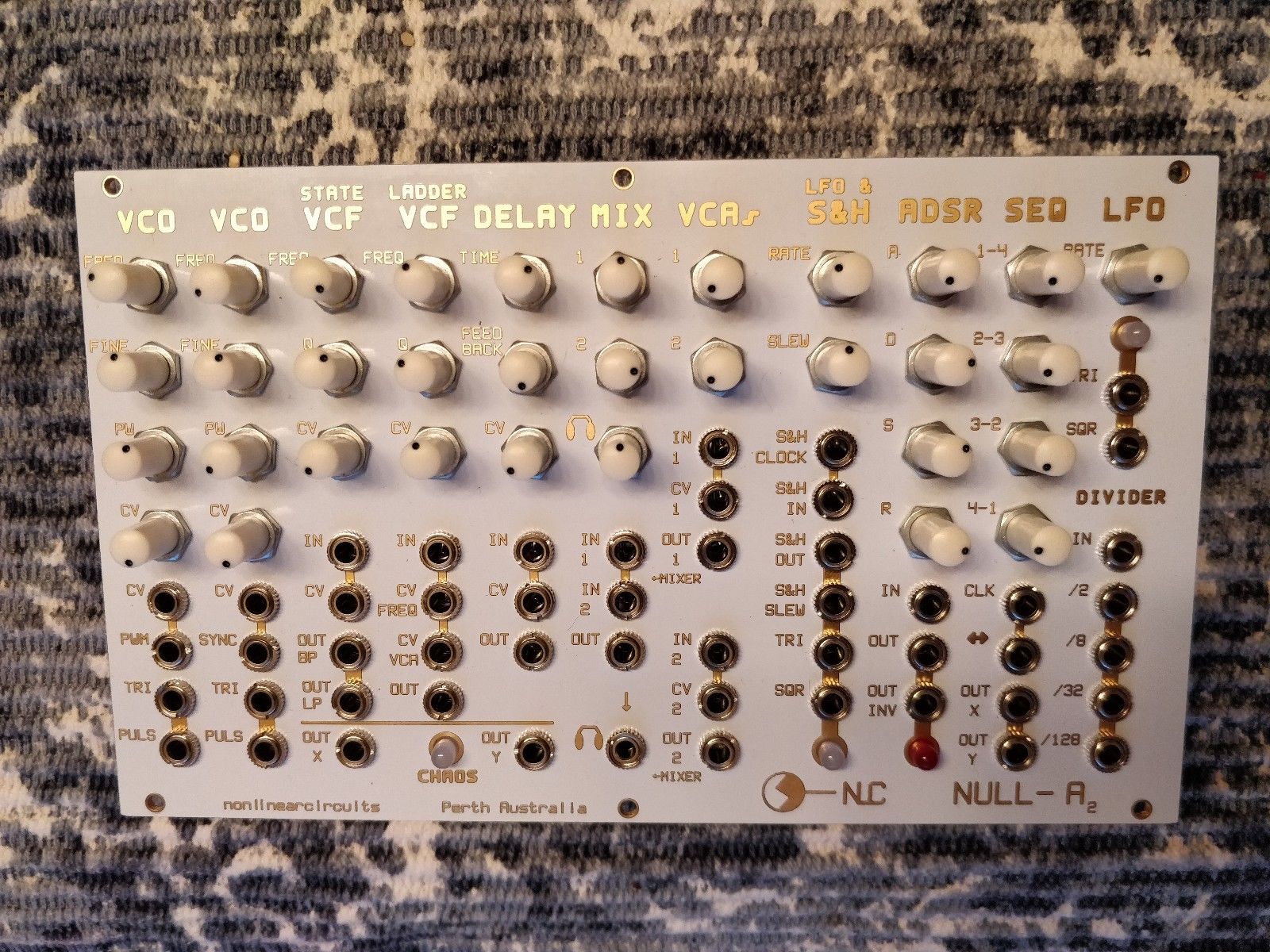 MATRIXSYNTH: NLC Null A2 Semi Modular Eurorack Synth Module ...