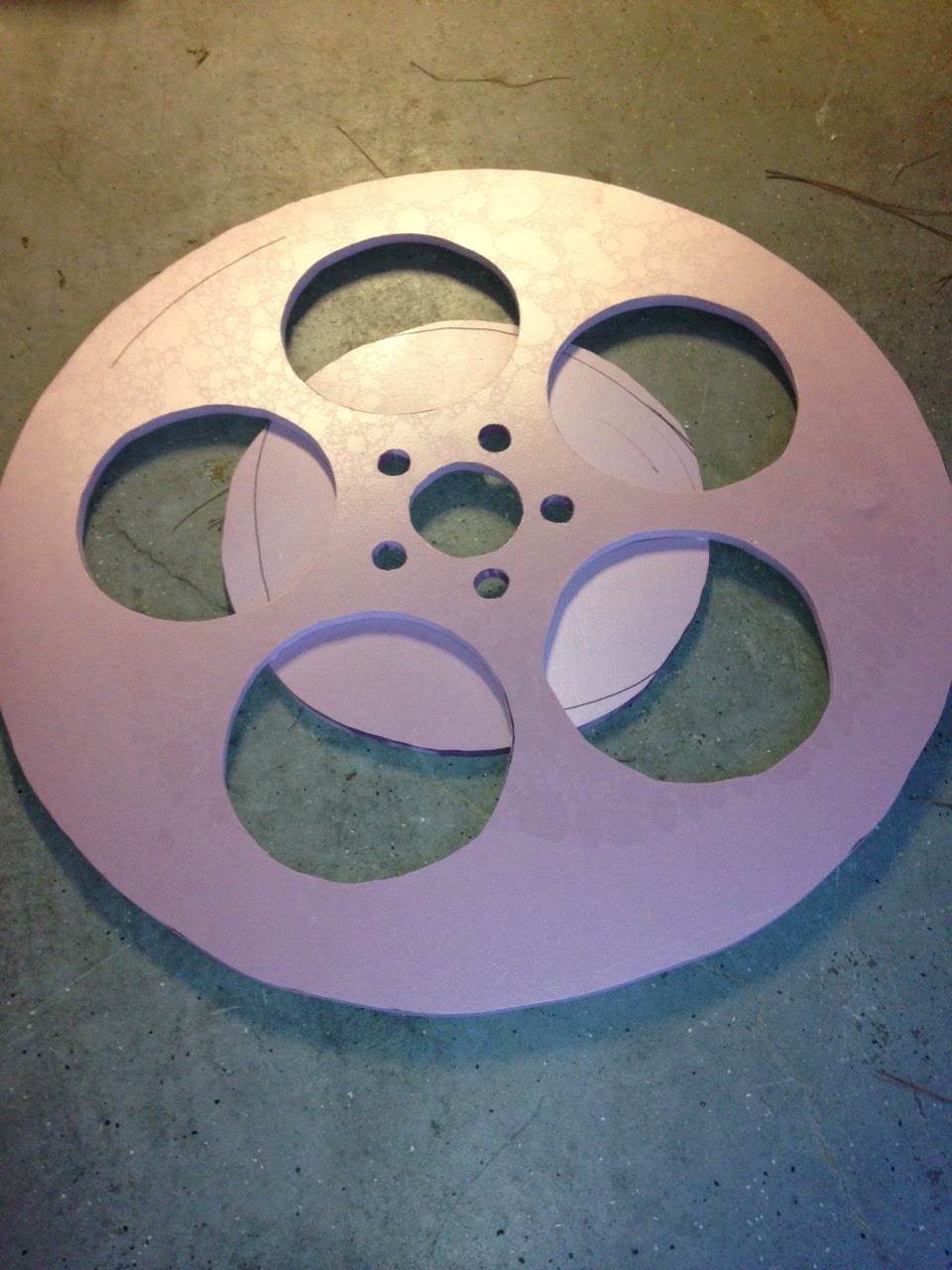 Creative Construction: Giant Movie Reel Prop