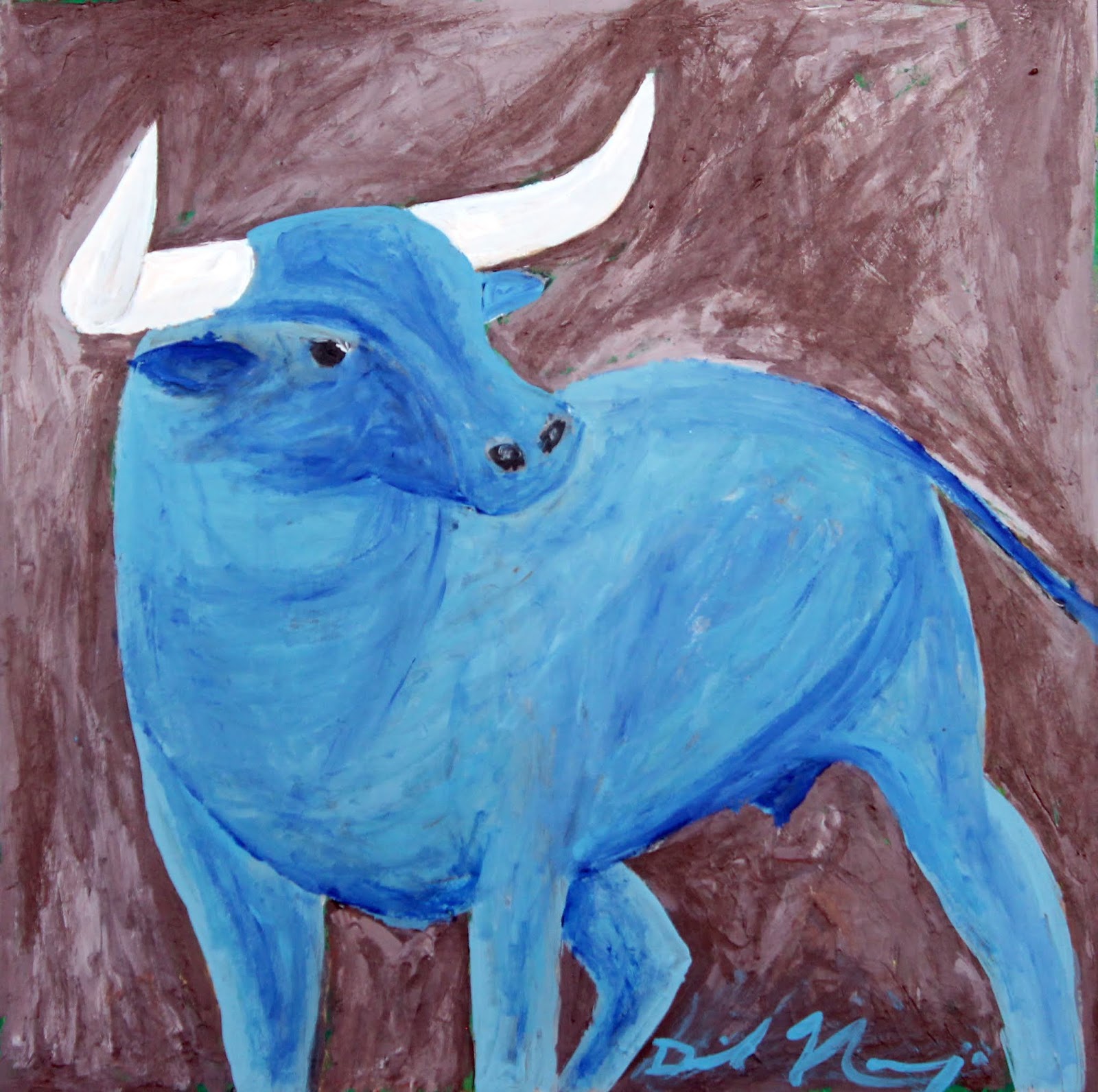 Las soledades de babel: Toro azul