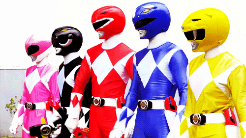 Pausa Para Pitacos: {Rebobina} ~ Rainbow Power Rangers