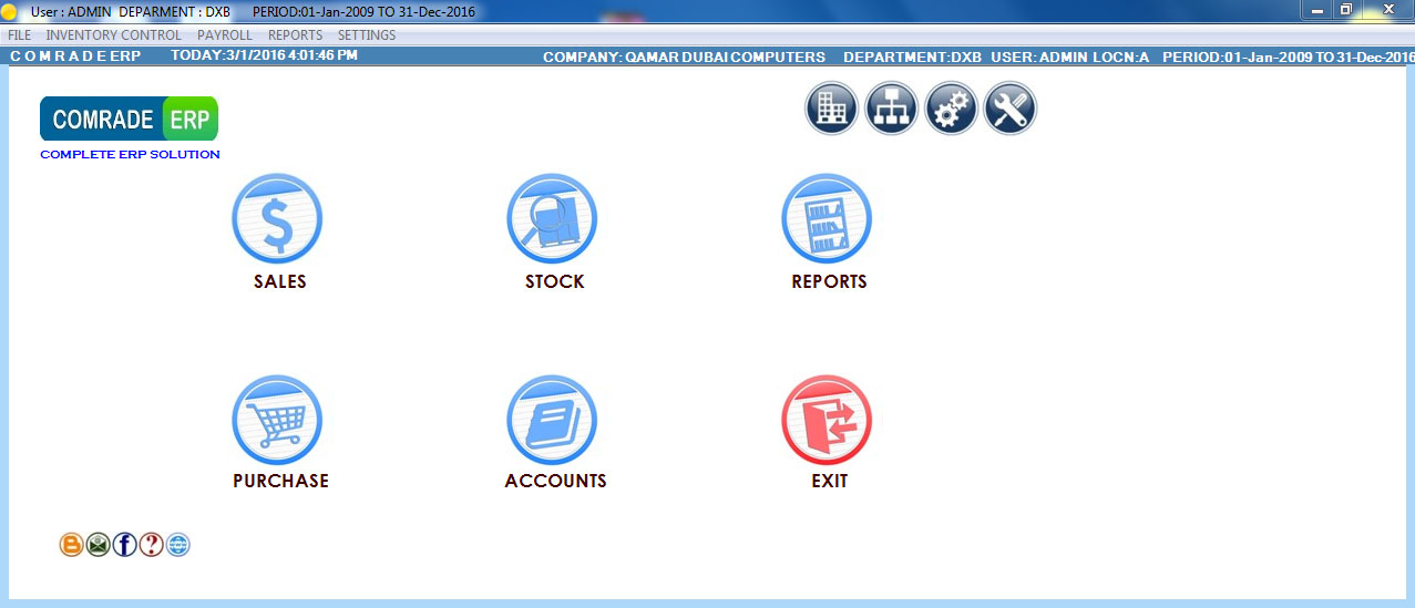 COMRADE SOFTWARE MARKETING LLC: COMRADE ERP - INVENTORY CONTROL SIMPLIFIED