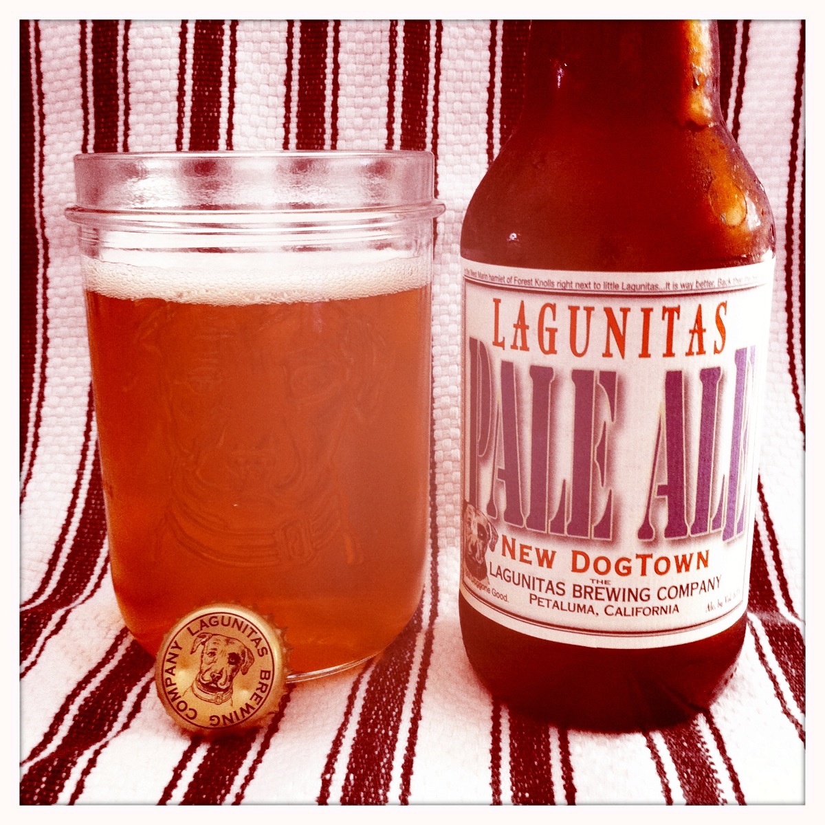 NorCal Beer Blog: Lagunitas Brewing Company New Dog Town Pale Ale