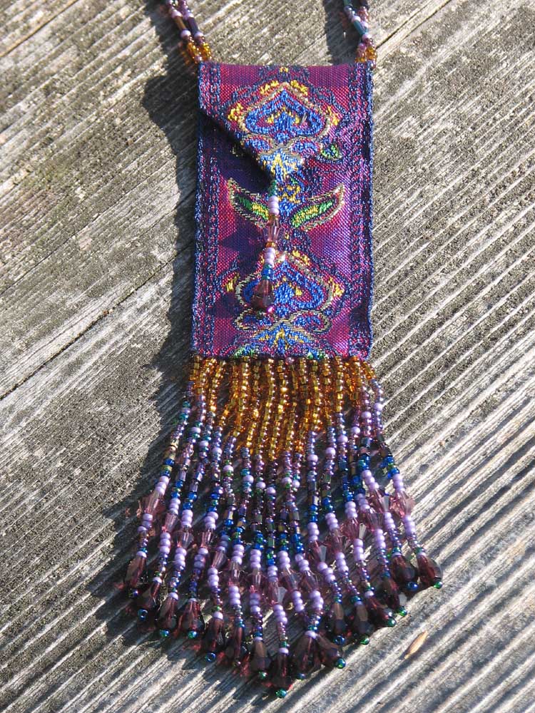 Discovery Bay Studio: Beaded Amulet Bag Necklaces