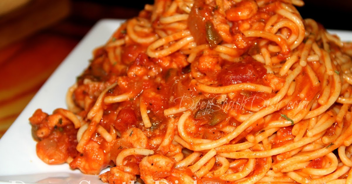 Deep South Dish: Shrimp Spaghetti