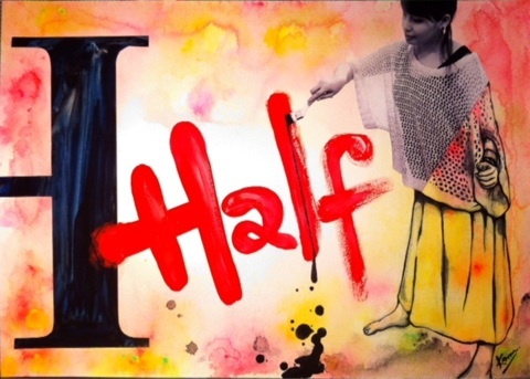 DJGJ.jp: 白山からん 初個展「Half」開催