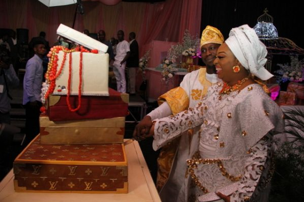 Photos from the traditional wedding of Obasanjo's son, Olujonwo ...